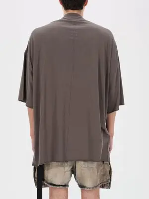 Rick Owens Cotton Oversized T-shirt - Brown