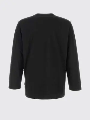 Y’s Long-sleeved Cotton T-shirt With Crew Neck And Regular Shoulders - Black