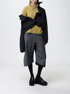 MAISON MARGIELA Crop Cotton Shirt Jacket