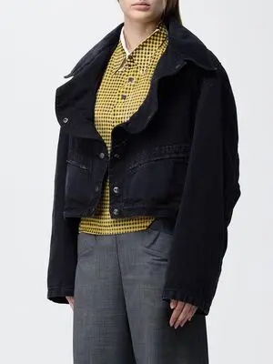 MAISON MARGIELA Crop Cotton Shirt Jacket