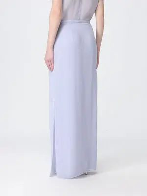 Emporio Armani Tailored Wide Leg Trousers With Slit Detail - Lilac