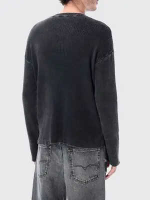 DIESEL® Ribbed Crew Neck Pullover