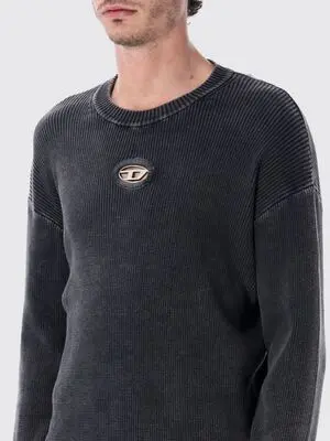 DIESEL® Ribbed Crew Neck Pullover