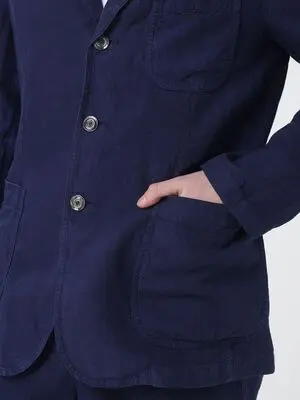 Aspesi Single-breasted Linen Blazer