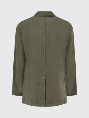 Aspesi Single-breasted Linen Blazer - Green