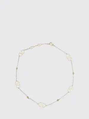 Valentino Garavani Vlogo Signature -finish Brass Choker Necklace - Gold
