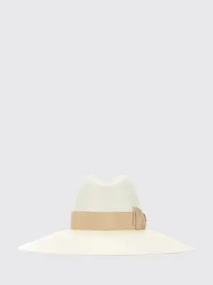 Borsalino Straw Hat With Ribbon Detail