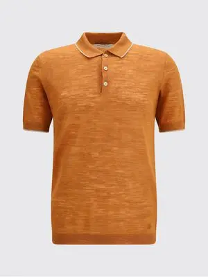 BROOKSFIELD Linen Blend Polo Shirt