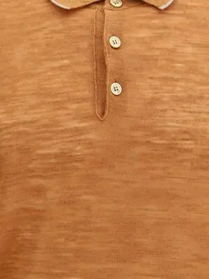 BROOKSFIELD Linen Blend Polo Shirt