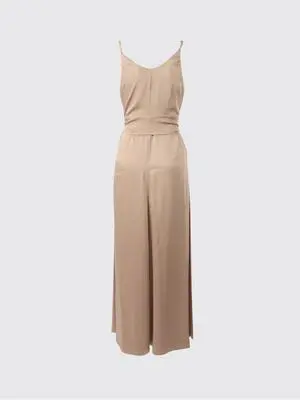 Emporio Armani Long Twill Dress With Sash Belt