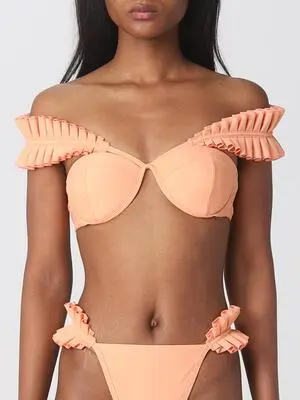 ANDREA IYAMAH Ruffled Bikini Top