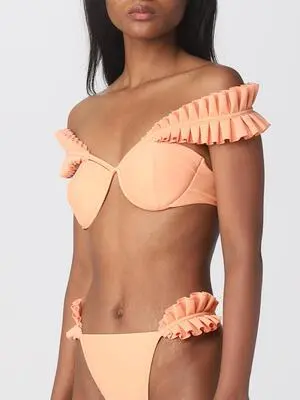 ANDREA IYAMAH Ruffled Bikini Top
