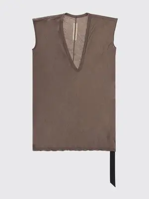 Rick Owens Cotton Oversized T-shirt - Grey