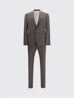 Dsquared2 Single-breasted Dress In Stretch Wool Blend - Grey