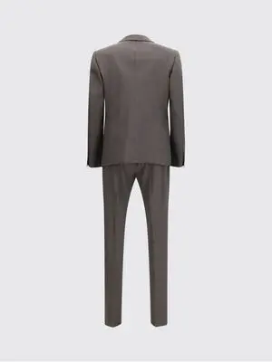 Dsquared2 Single-breasted Dress In Stretch Wool Blend - Grey