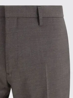 Dsquared2 Single-breasted Dress In Stretch Wool Blend - Grey