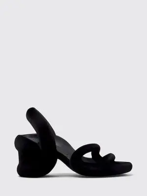 Camper Kobarah Velvet And Eva Sandals - Black