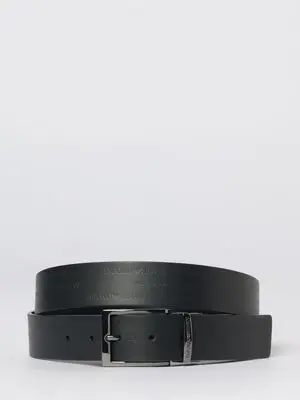 Emporio Armani Leather Belt - Blue