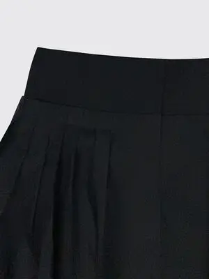 Studio Nicholson Cotton Skirt With Pleats - Black
