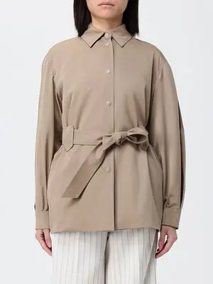 Max Mara Agenzia Gabardine Overshirt - Beige