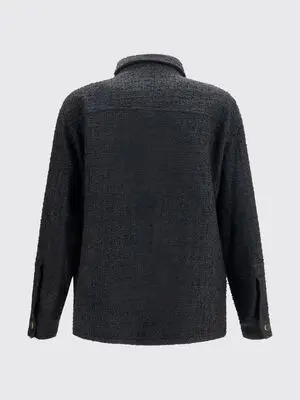 Balmain Cotton-blend Tweed Shirt Jacket With Patch Pockets