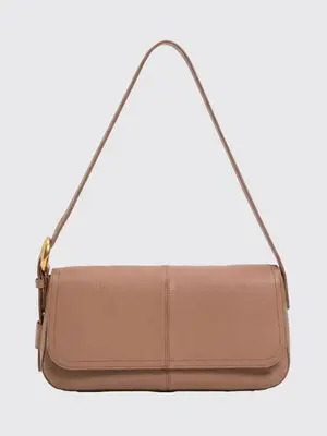 TWINSET Grained Leather Bag - Coffee