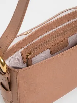 TWINSET Grained Leather Bag