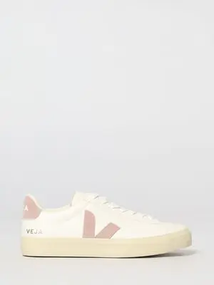 VEJA Trainers With Contrast V Logo - White