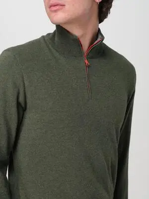 Paul & Shark Quarter Zip Jumper - Green