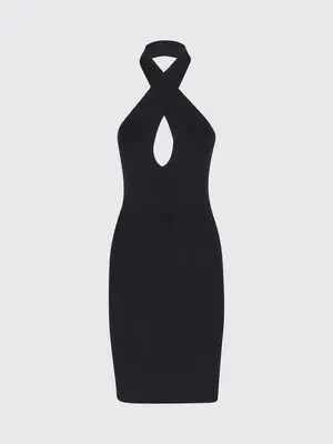 Federica Tosi Halterneck Mini Dress - Black