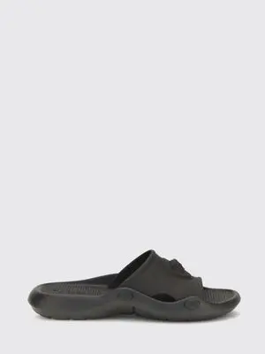 Versace Medusa Rubber Slides With Embossed Logo And Open Toe - Black