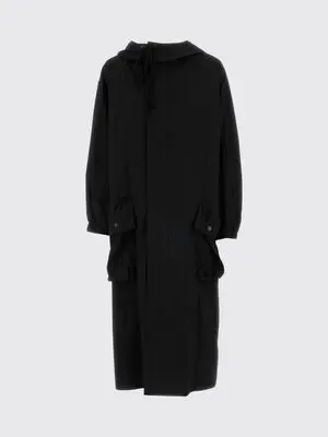 Y’s Long Nylon Parka With Drawstring Hood