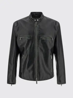 Dsquared2 Leather Biker Jacket