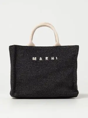 Marni Woven Tote Bag - Black