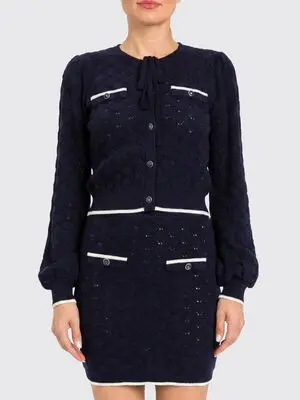 TWINSET Viscose Knit Cardigan - Blue