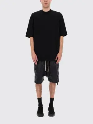 Rick Owens Cotton Oversized T-shirt - Black