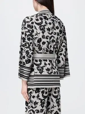 Liu Jo Viscose Cardigan With Baroque Pattern By