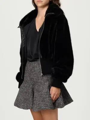 Pinko Fur Coat Colour - Black