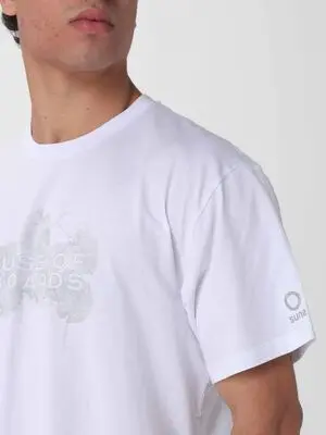 SUNS Printed Cotton Jersey T-shirt - White