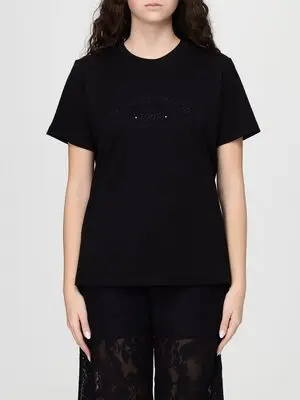 Elisabetta Franchi Cotton T-shirts - Black