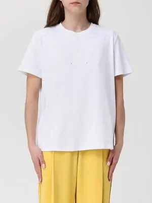 Elisabetta Franchi Cotton T-shirts - White