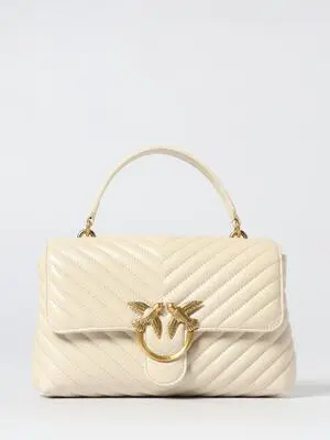 Pinko Quilted Handbag With Gold Tone Hardware