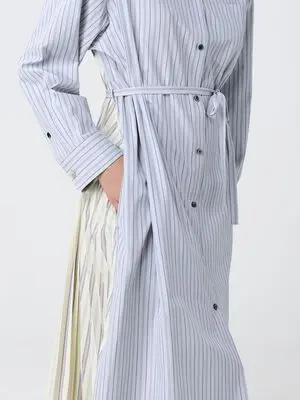 Paul Smith Striped Cotton Blend Shirtdress