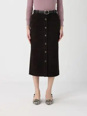 SELF-PORTRAIT Skirt Colour - Brown