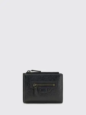 Balenciaga Le City Arena Leather Wallet - Black