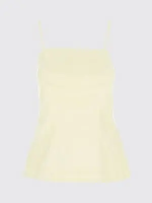 SEMICOUTURE Linen Top - Yellow