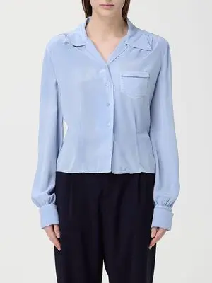 MAISON MARGIELA Silk Shirt - Blue
