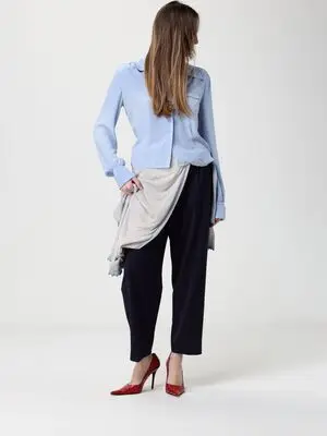 MAISON MARGIELA Silk Shirt - Blue