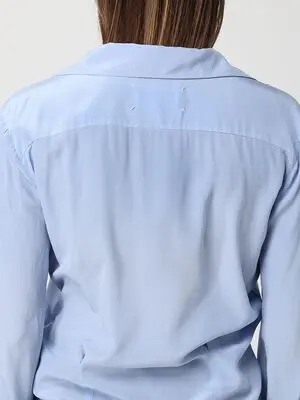 MAISON MARGIELA Silk Shirt - Blue