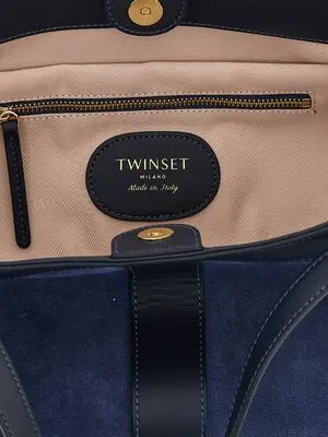 TWINSET Suede Bag - Navy